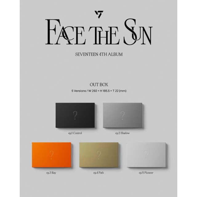 Jual OFFICIAL SEVENTEEN 4TH ALBUM FACE THE SUN PHOTOBOOK KIT PIONEER RAY VERSION | Shopee Indonesia