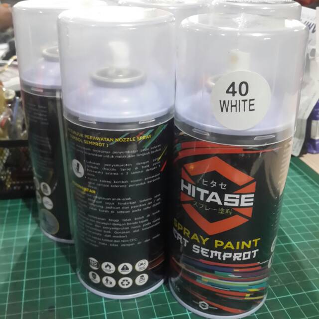 Jual Pylox / Spray Paint / Cat Semprot PUTIH 300cc HITASE | Shopee ...