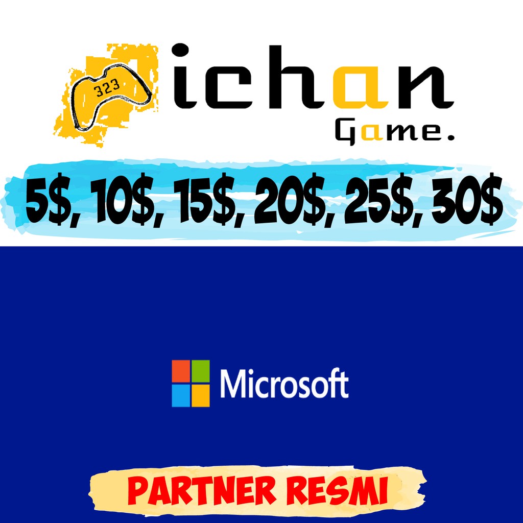 Jual Microsoft Windows Store Gift Card US $5 $10 $15 $20 $25 $30 $50 ...