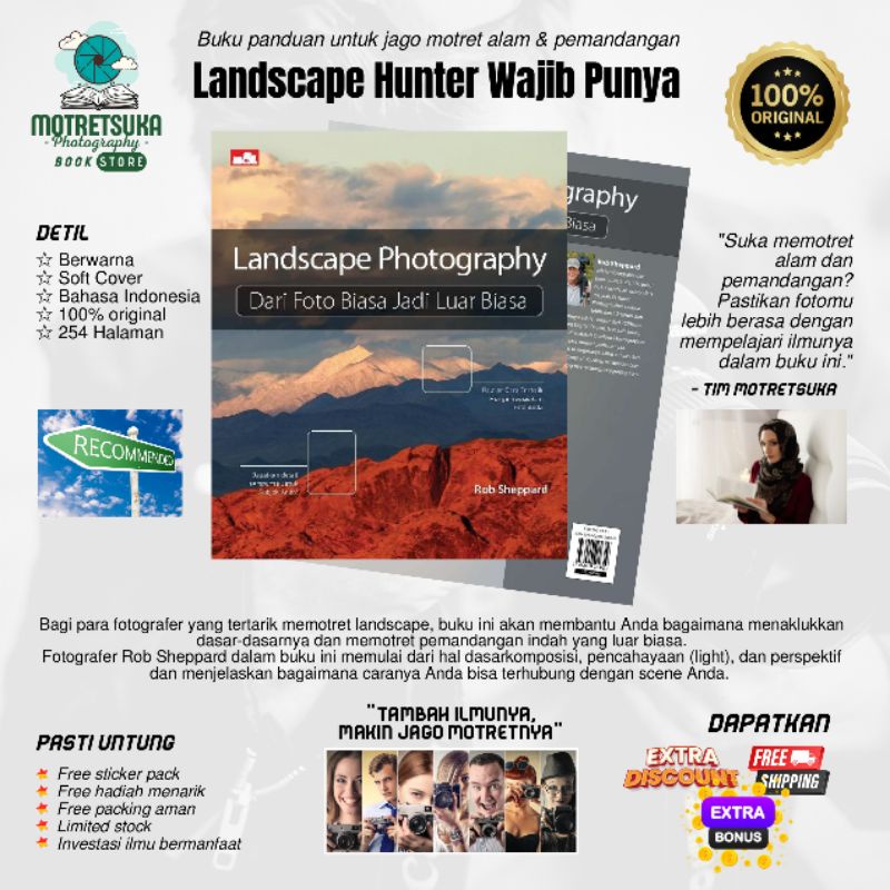 Jual Buku Fotografi Landscape Photography Dari foto biasa menjadi luar ...