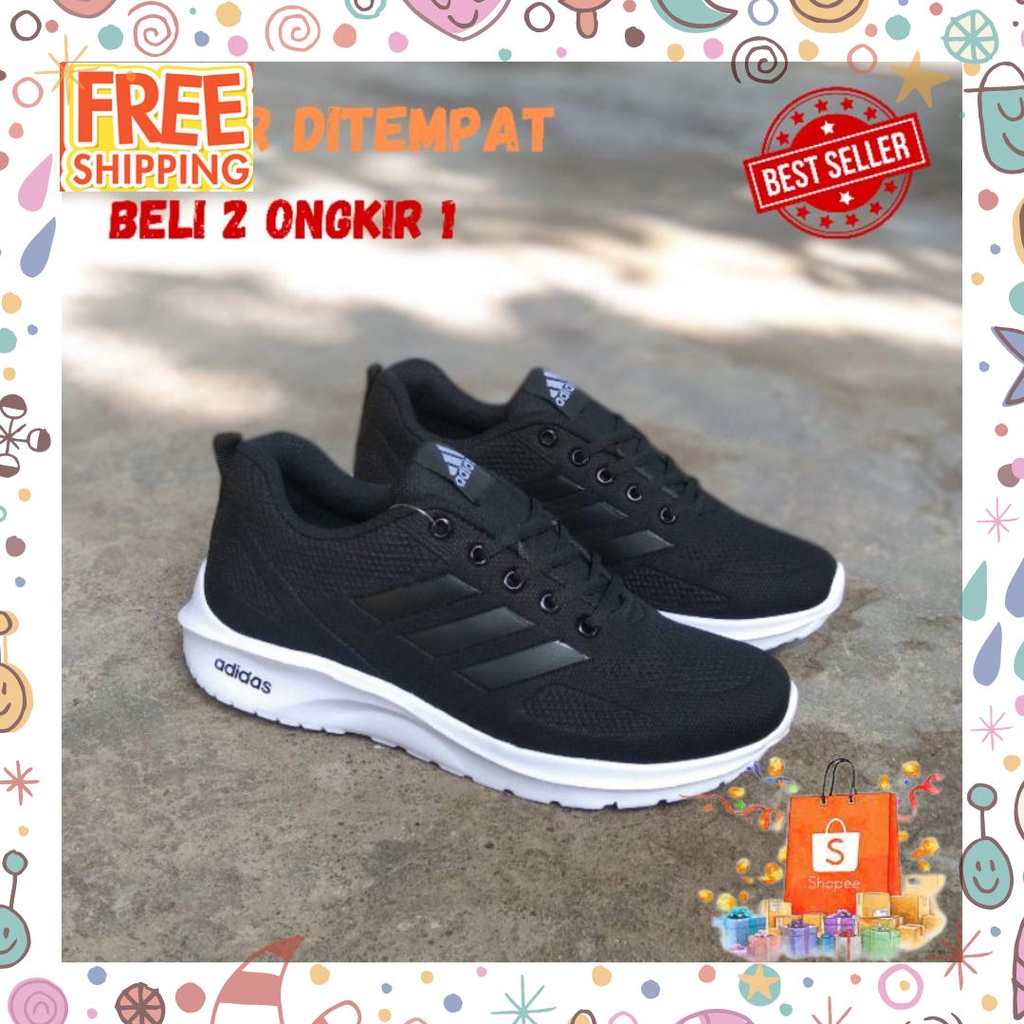 Jual Sniker Lari Santai Olahraga Senam Gym Volley Badminton Sneakr ...