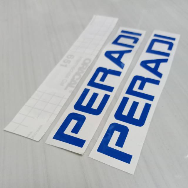Jual Stiker PERADI Cutting Sticker Stiker Tempelan PERADI 15cm x 4cm ...
