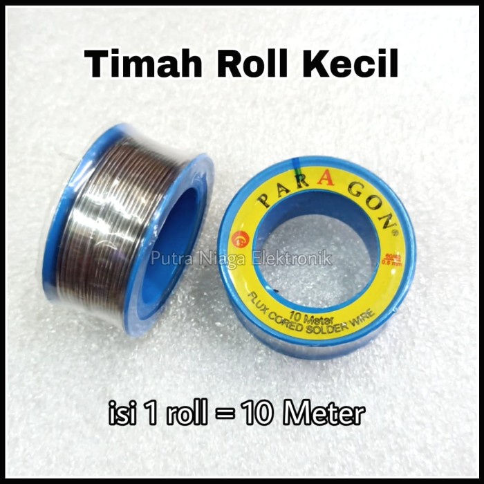 Jual Opws Timah Paragon Roll Kecil Isi 10 Meter 0.8Mm 60/40 Klpw ...