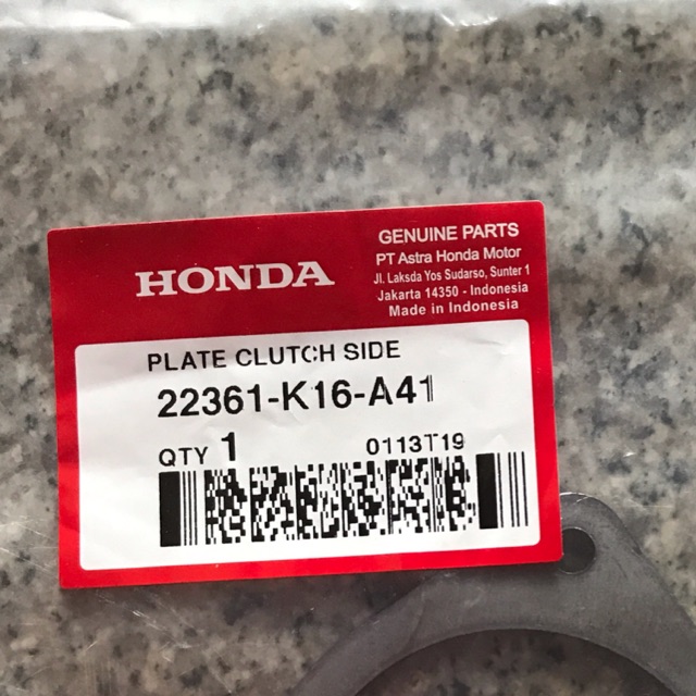 Jual Plate clutch side Honda beat PGM Fi Scoopy ESP 2017 22361 K16 A41 ...