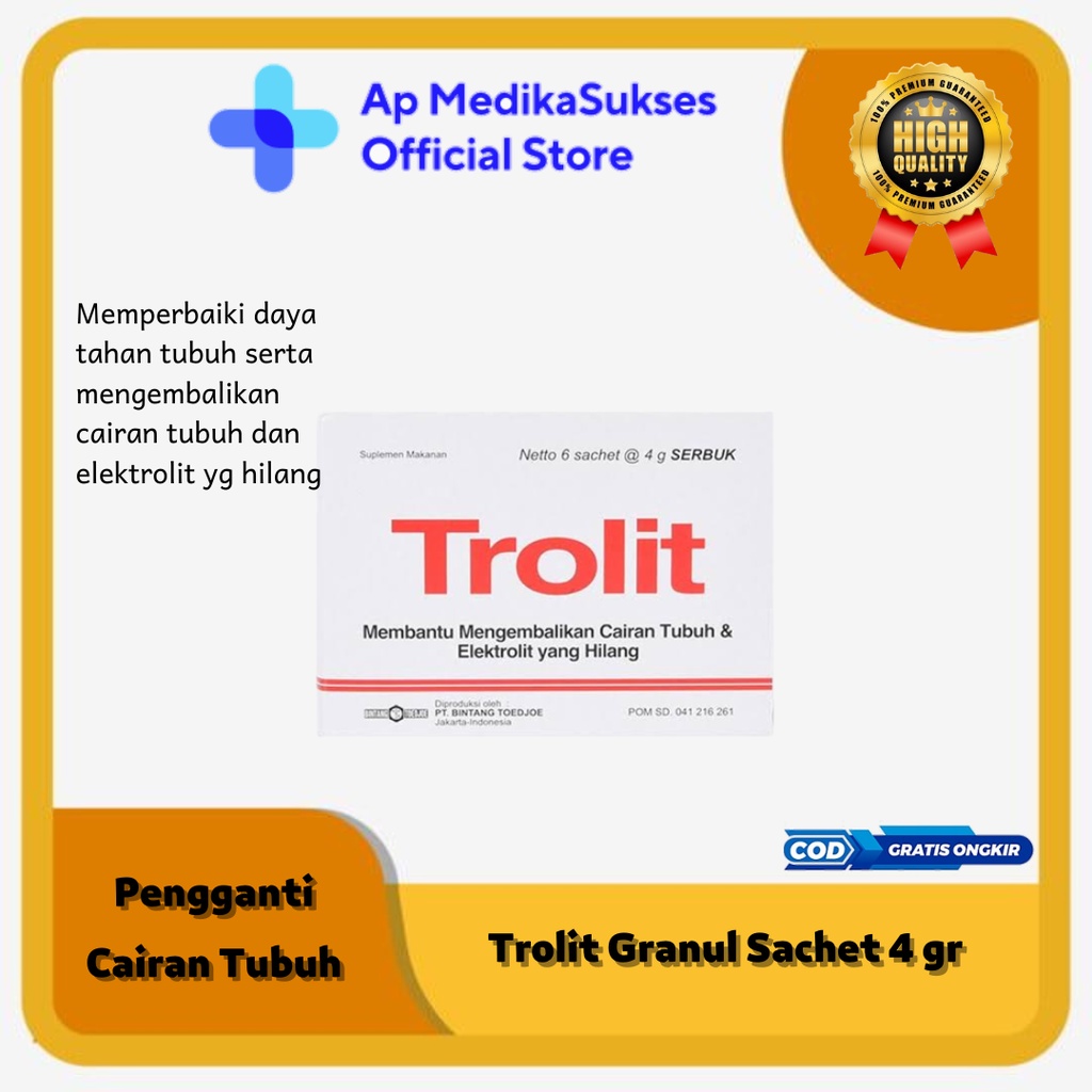 Jual Trolit Granul Sachet 4 gr | Shopee Indonesia
