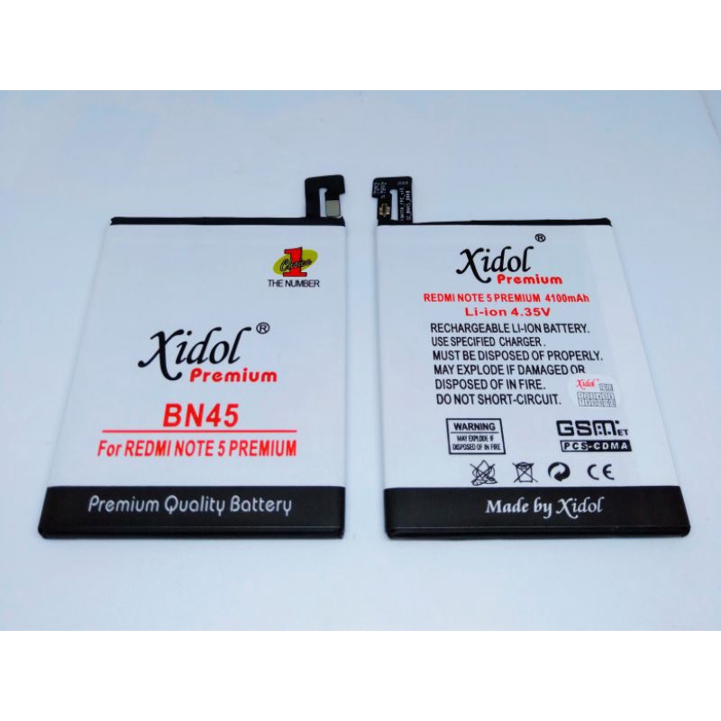 Jual BATU BATERAI BATRE BATTERY XIDOL XIAOMI REDMI NOTE 5 BN45 ORIGINAL ...
