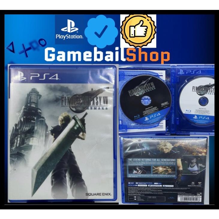 Jual (TERBARU) PS4 GAME - FINAL FANTASY 7 FF7 VII REMAKE ( REG 3 ASIA ...