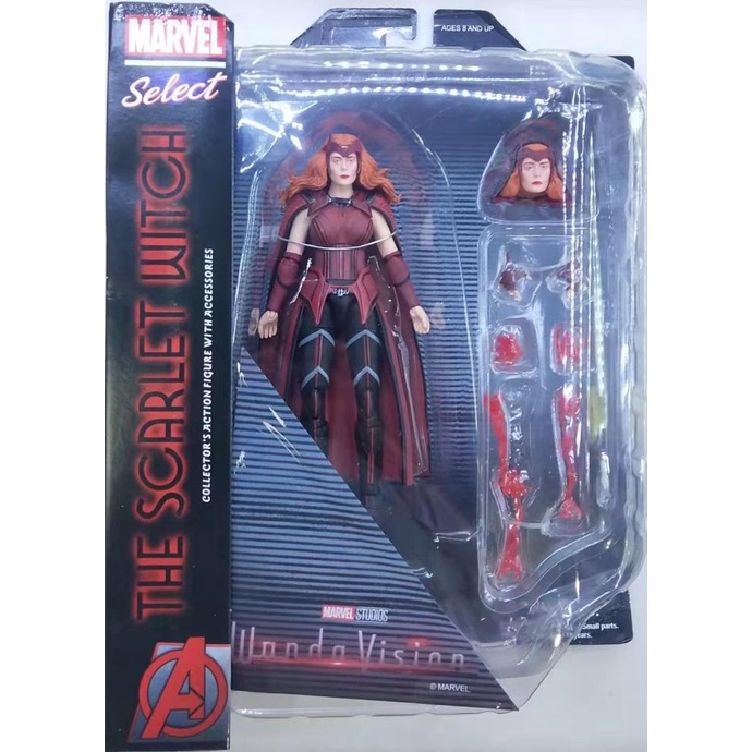Jual Promo Marvel Select The Scarlet Witch Wanda Vision - Diamond ...