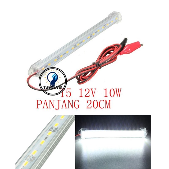 Jual Lampu Neon TL Led DC 12V-10w - 25 Watt lampu DC 12v aki | Shopee ...