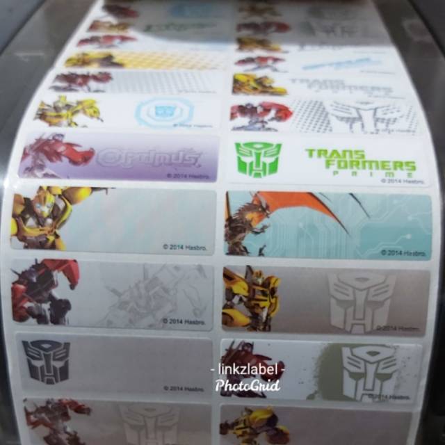 Jual Label nama transformer ori | Shopee Indonesia