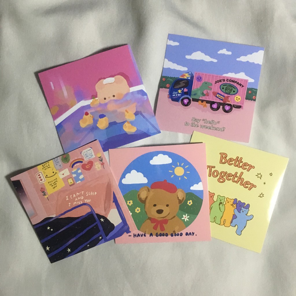 Jual STICKER POSTER MINI LUCU #KODE08 | Shopee Indonesia