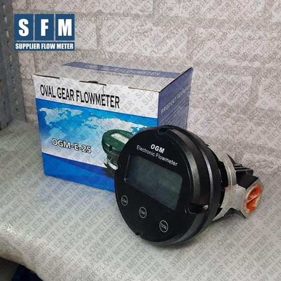 Jual Flow Meter 1 Inch- Oval Gear Flowmeter Digital Dn25 25Mm - Flow ...