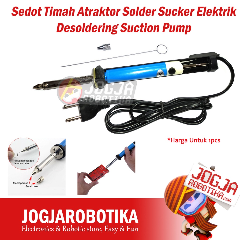 Jual Sedot Timah Atraktor Solder Sucker Elektrik Desoldering Suction ...