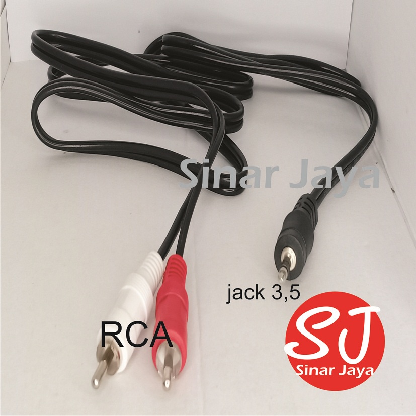 Jual Kabel Sambungan RCA to 3,5mm | Shopee Indonesia