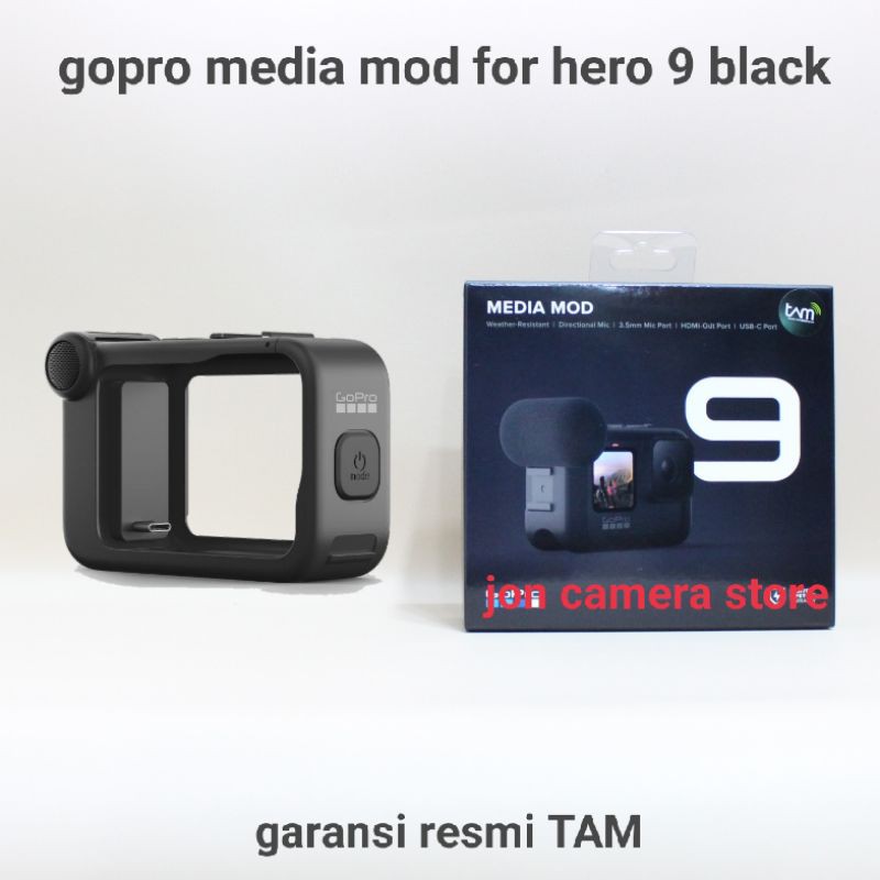Jual gopro media mod for hero 9/10/11/12 hero12 hero11 black original ...