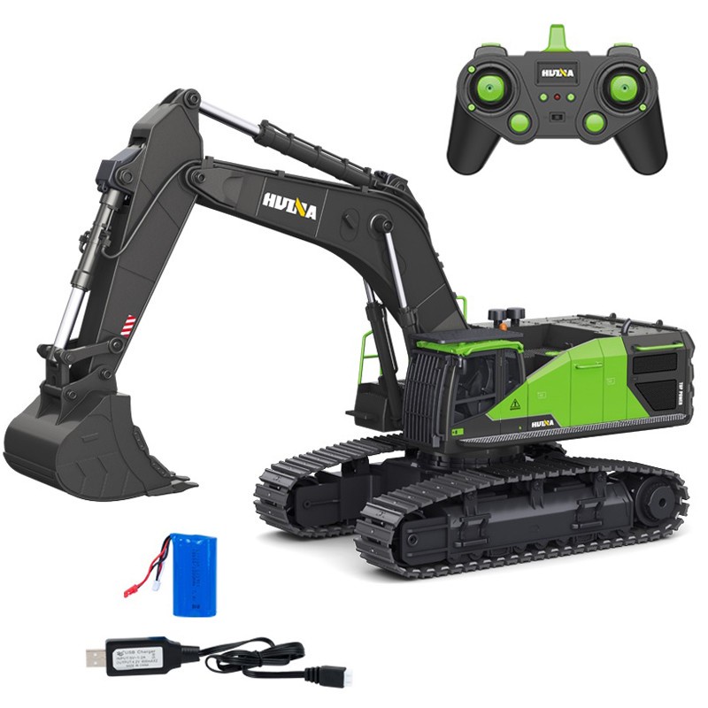 Jual HUINA 1593 Remote Control Alloy Excavator Diecast Alat Berat Skala ...