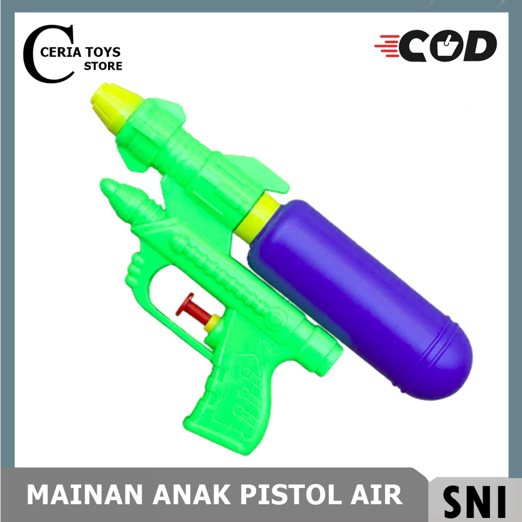 Jual PISTOL AIR MAINAN ANAK WATER GUN TEMBAK TEMBAKAN WATERGUN SERU ...