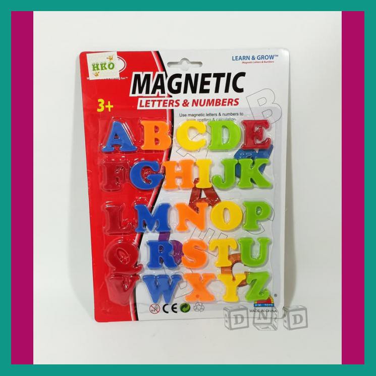 Jual MAINAN ANAK - MAGNETIC LETTER UPPER CASE ALPHABET HURUF BESAR ...