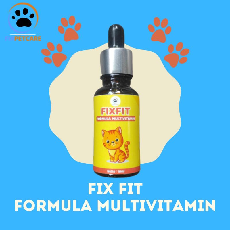 Jual FIX FIT vitamin daya tahan tubuh pada kucing | Shopee Indonesia