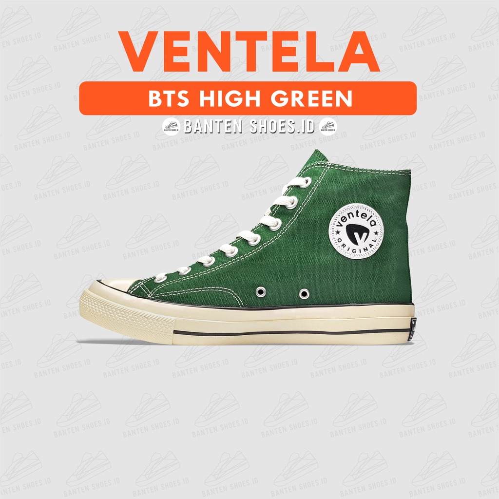 Jual Sepatu Ventela Bts 70s High Dark Green - Sepatu Sneakers Lokal ...