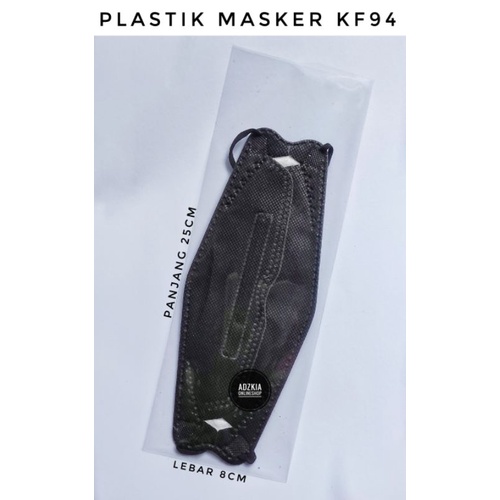 Jual Plastik Masker KF94 Tanpa Lem / Plastik Masker / Plastik Opp ...