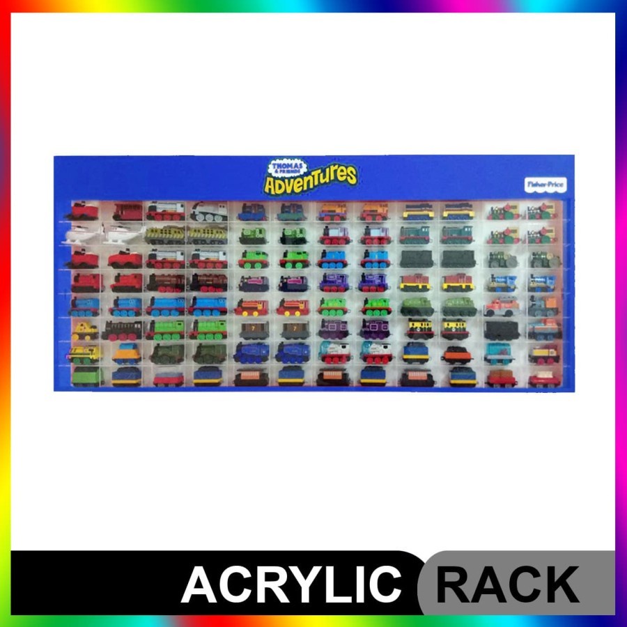 Jual Rak Acrylic Thomas and Friends Adventure Fisher-Price Isi 96 ...