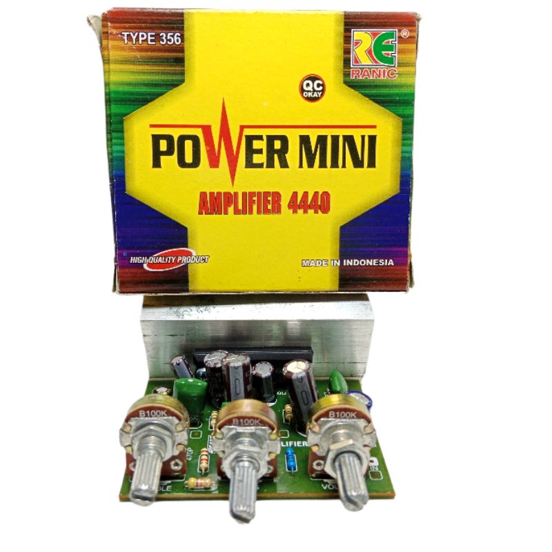 Jual KIT POWER AMPLIFIER 12V LA4440 LA 4440 12 V VOLT DC AKI MONO POWER ...