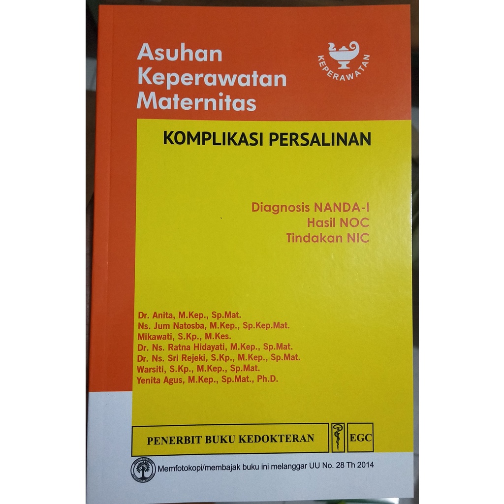 Jual Original ASUHAN KEPERAWATAN MATERNITAS: KOMPLIKASI PERSALINAN | Shopee Indonesia