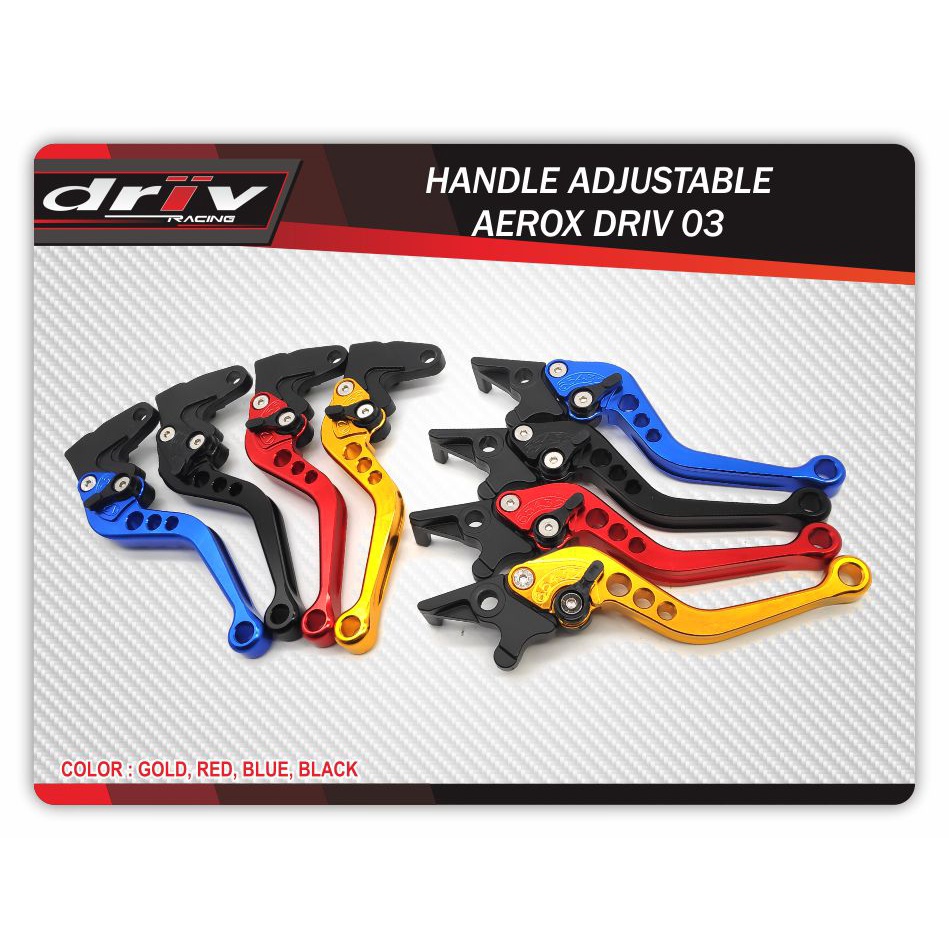 Jual Handle Rem Adjustable Aerox Full Cnc 03 Driv | Shopee Indonesia