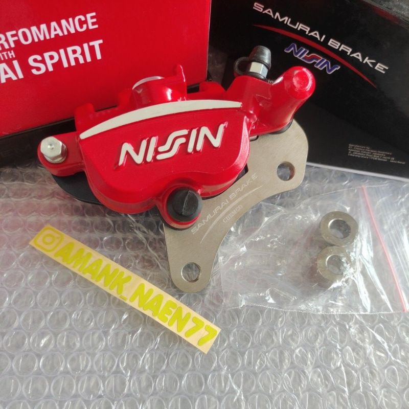 Jual kaliper Nissin samurai f1zr Jupiter merah 260 mm | Shopee Indonesia