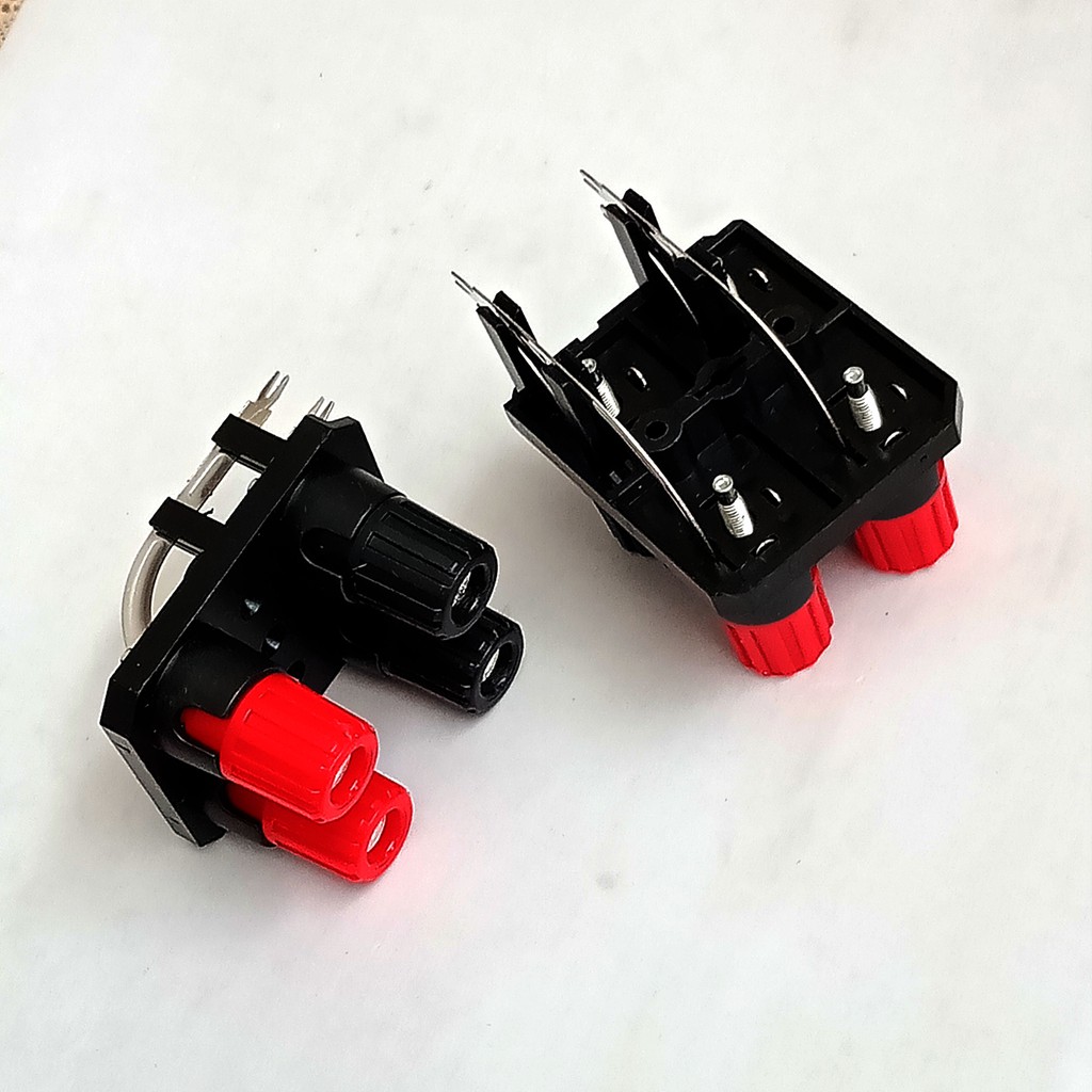 Jual Terminal Speaker box Bell Terminal Box Power Amplifier 4 pin ...