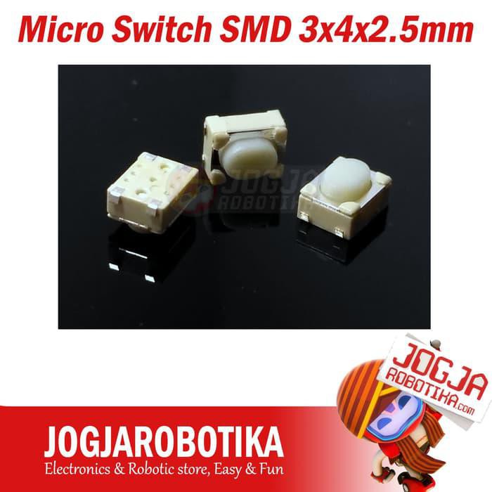 Jual Micro Switch SMD 3x4x2.5mm | Shopee Indonesia