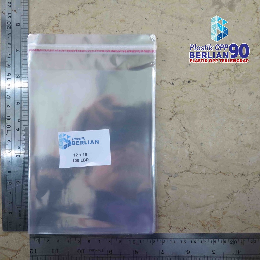 Jual Plastik OPP 12 X 16 CM 18 MIC 100LBR Lem Atau Seal / PLASTIK Kemasan Masker Termurah ...