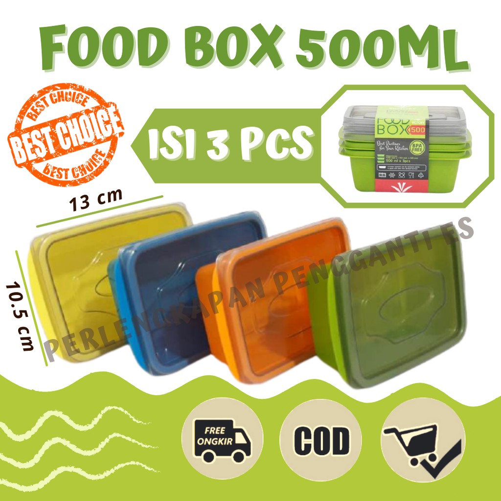 Jual TOPLES CEMILAN/CONTAINER PLASTIK MAKANAN / TEMPAT MAKAN BOX ...