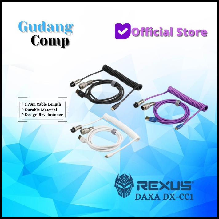 Jual Rexus Coiled Kabel / Cable Daxa Dx-Cc1 For Mechanical Keyboard ...