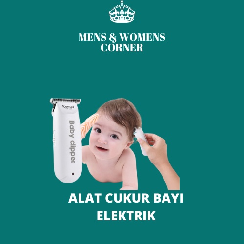Jual Alat cukur rambut anak bayi elektrik tanpa suara KEMEI Pencukur ...
