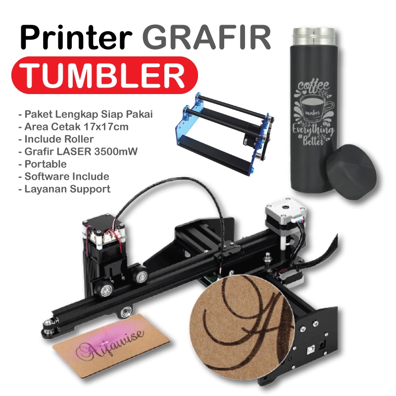 Jual Paket Printer Tumbler Grafir Laser Engrave CNC | Shopee Indonesia
