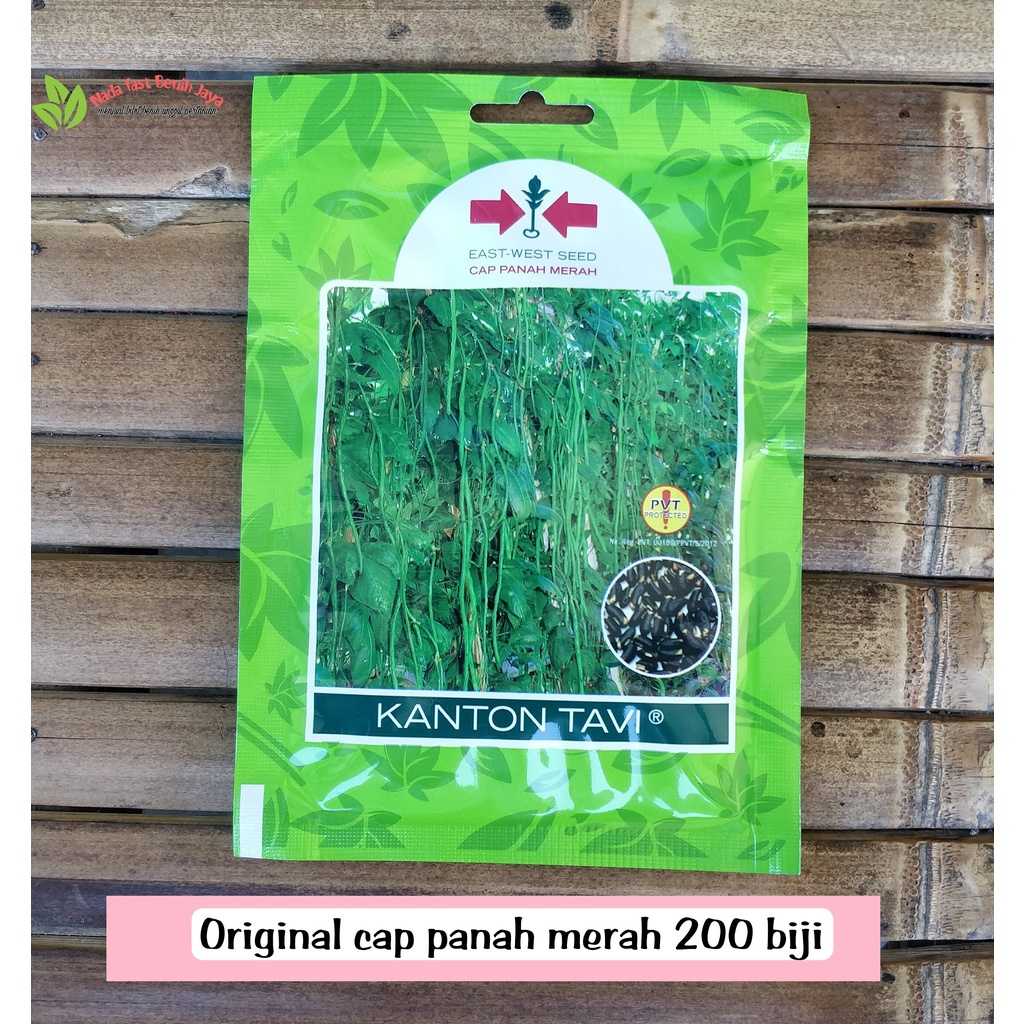 Jual Cap panah merah benih kacang panjang kanton tavi 200 biji kemasan ...