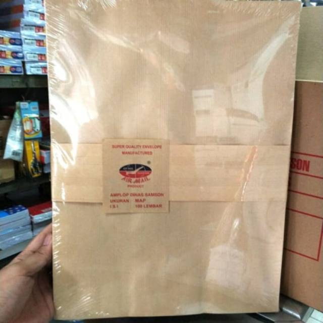 Jual AMPLOP COKLAT/COKELAT UKURAN MAP MERK AIRMAIL | Shopee Indonesia
