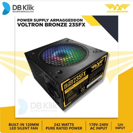 Jual Power Supply Armaggeddon Voltron Bronze 235FX | Shopee Indonesia