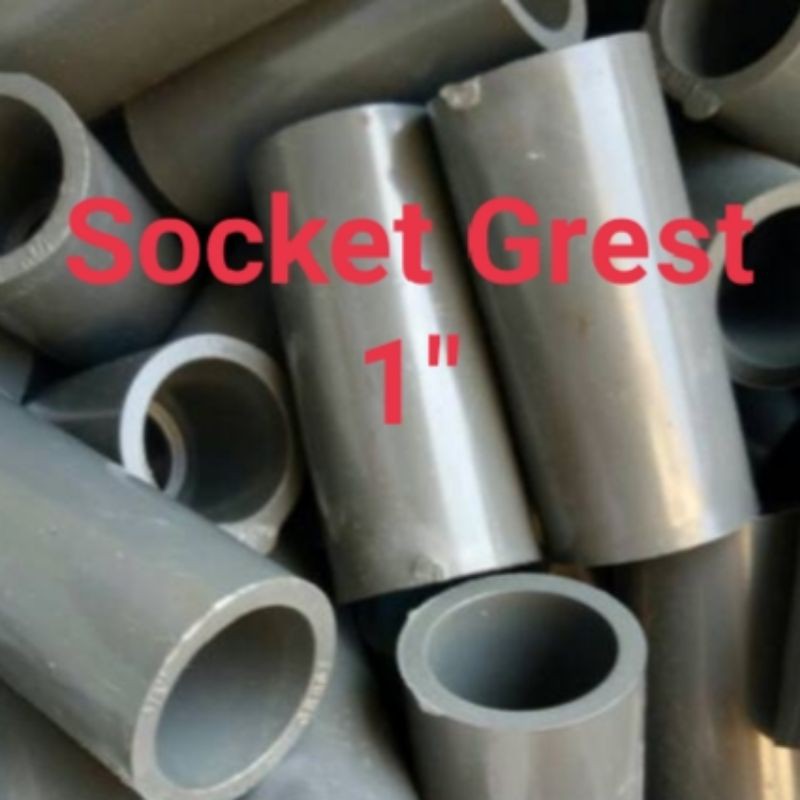 Jual Sock Socket 1 Inch GREST SOCKET Sok Sock Fitting Pvc Sambungan ...