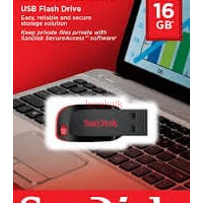 Jual PROMO FLASH DISK 16 GB SANDISK (PER PCS) +++LT1 | Shopee Indonesia