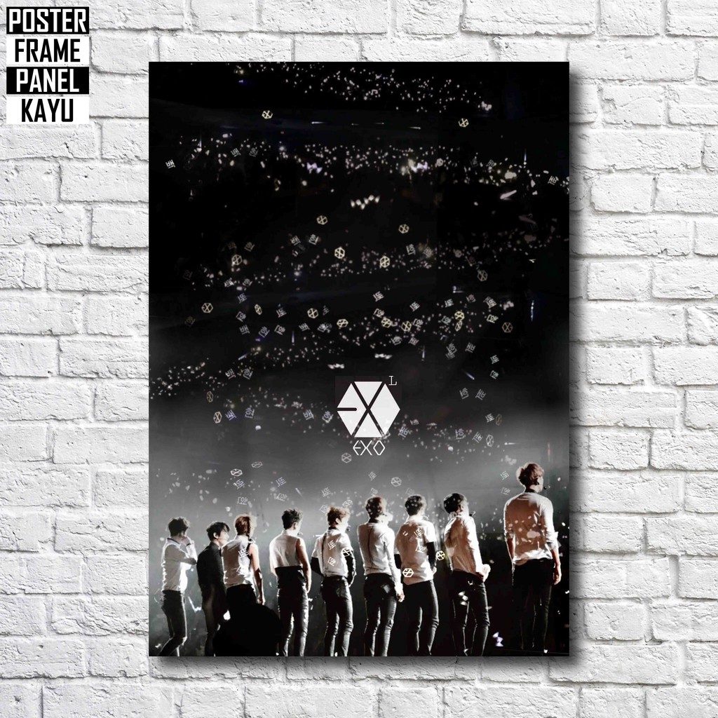 Jual Poster EXO Frame Kayu Solid A4 EXO136 | Shopee Indonesia