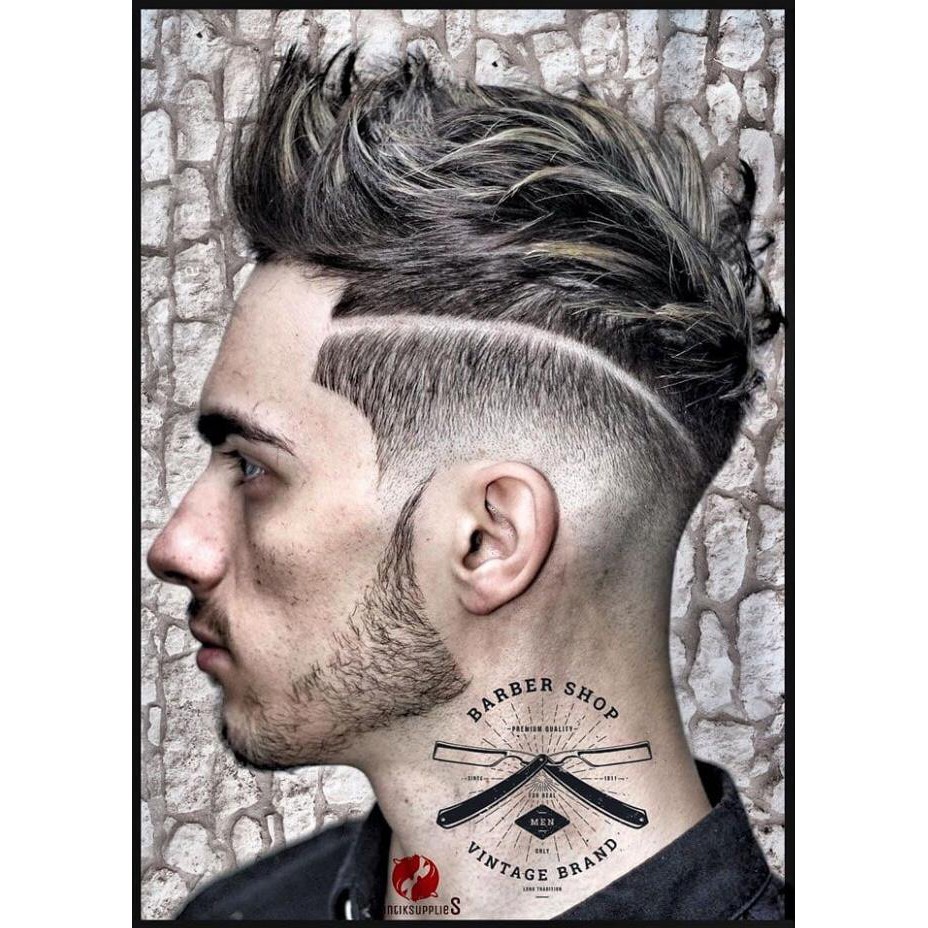 Jual POSTER POTONG RAMBUT BARBERSHOP PRIA / GAMBAR MODEL RAMBUT COWOK ...