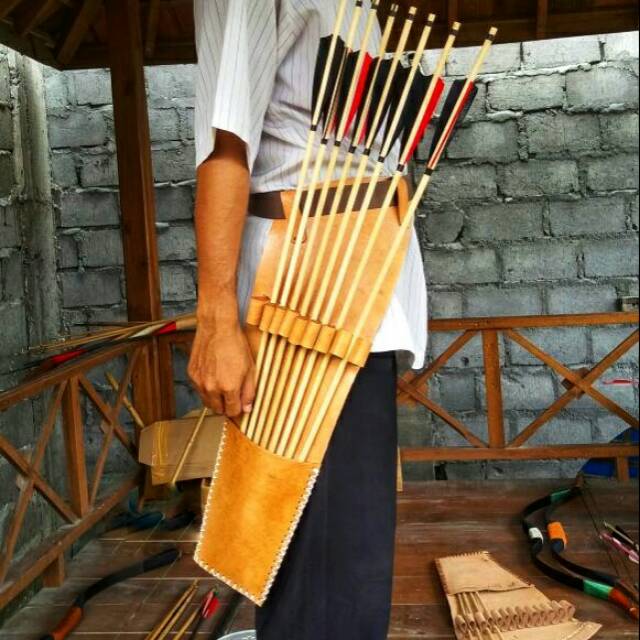 Jual Pesanan Quiver panahan kulit asli | Shopee Indonesia