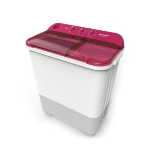 Jual SHARP Mesin Cuci 2 Tabung 7,5 Kg ES-T75NT Puremagic | Shopee Indonesia