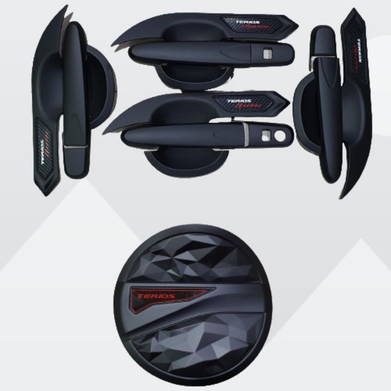 Jual Paket handle type keyless+outer+tank cover hitam doff All New Terios 2018 - 2025. | Shopee ...