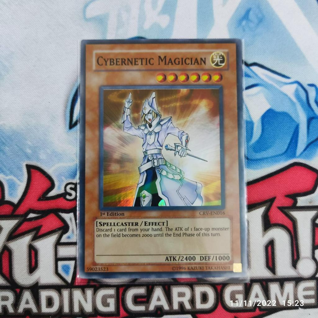 Jual yugioh cybernetic magician CRV super rare 1st original | Shopee ...