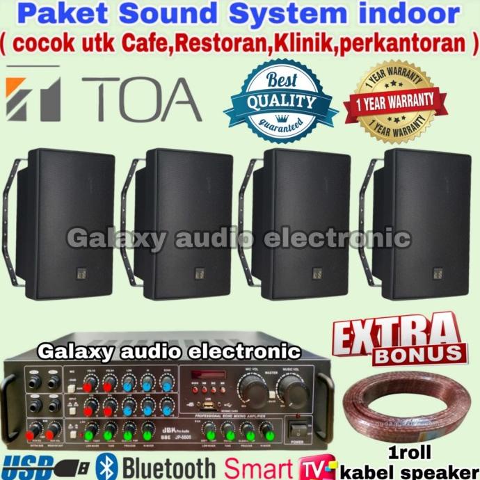 Jual Paket Sound System' Indoor Toa ( Isi 4Unit ) | Shopee Indonesia