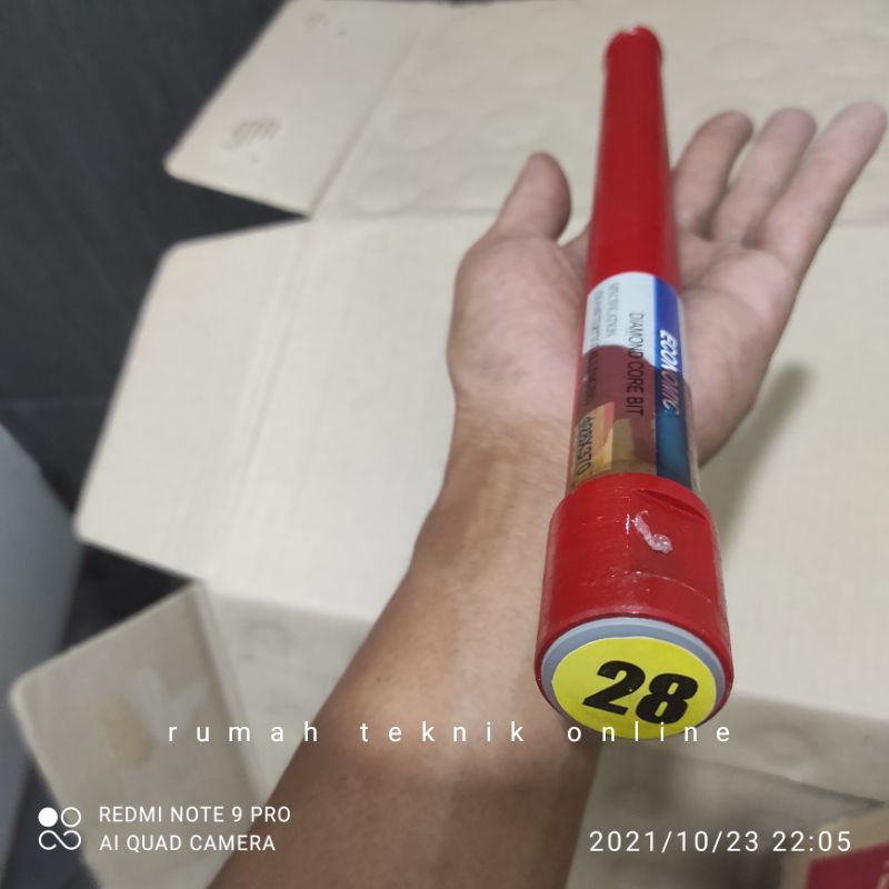 Jual Mata coring batu 28 x 370mm original merk weka untuk melubangi ...